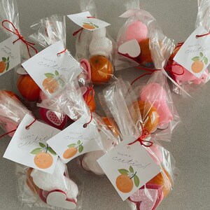 You're a Cutie Valentine Gift Tags, Clementine Orange Fruit Valentine ...