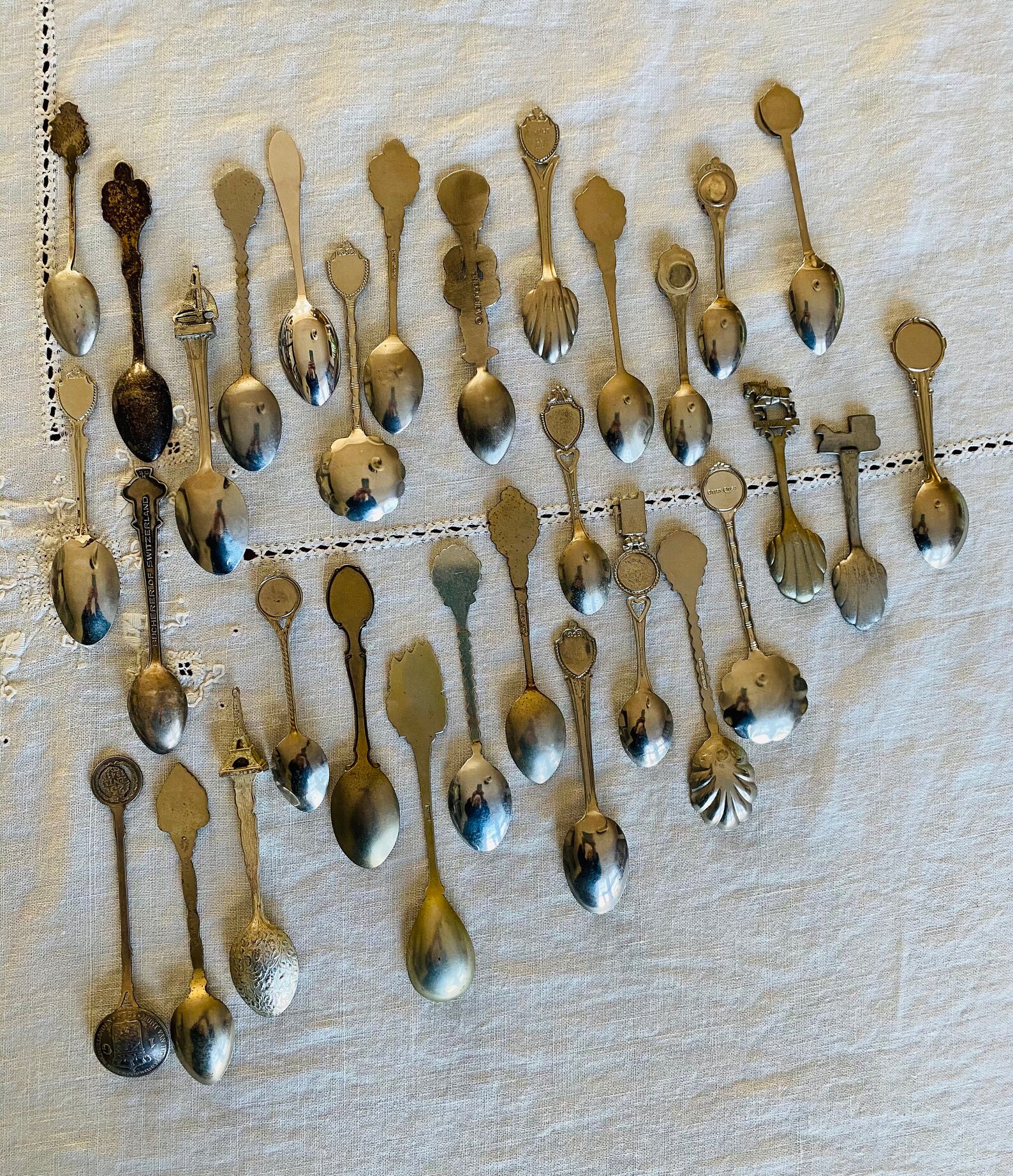 Vintage Souvenir Spoons Collectible Some Rare NYC Trade - Etsy