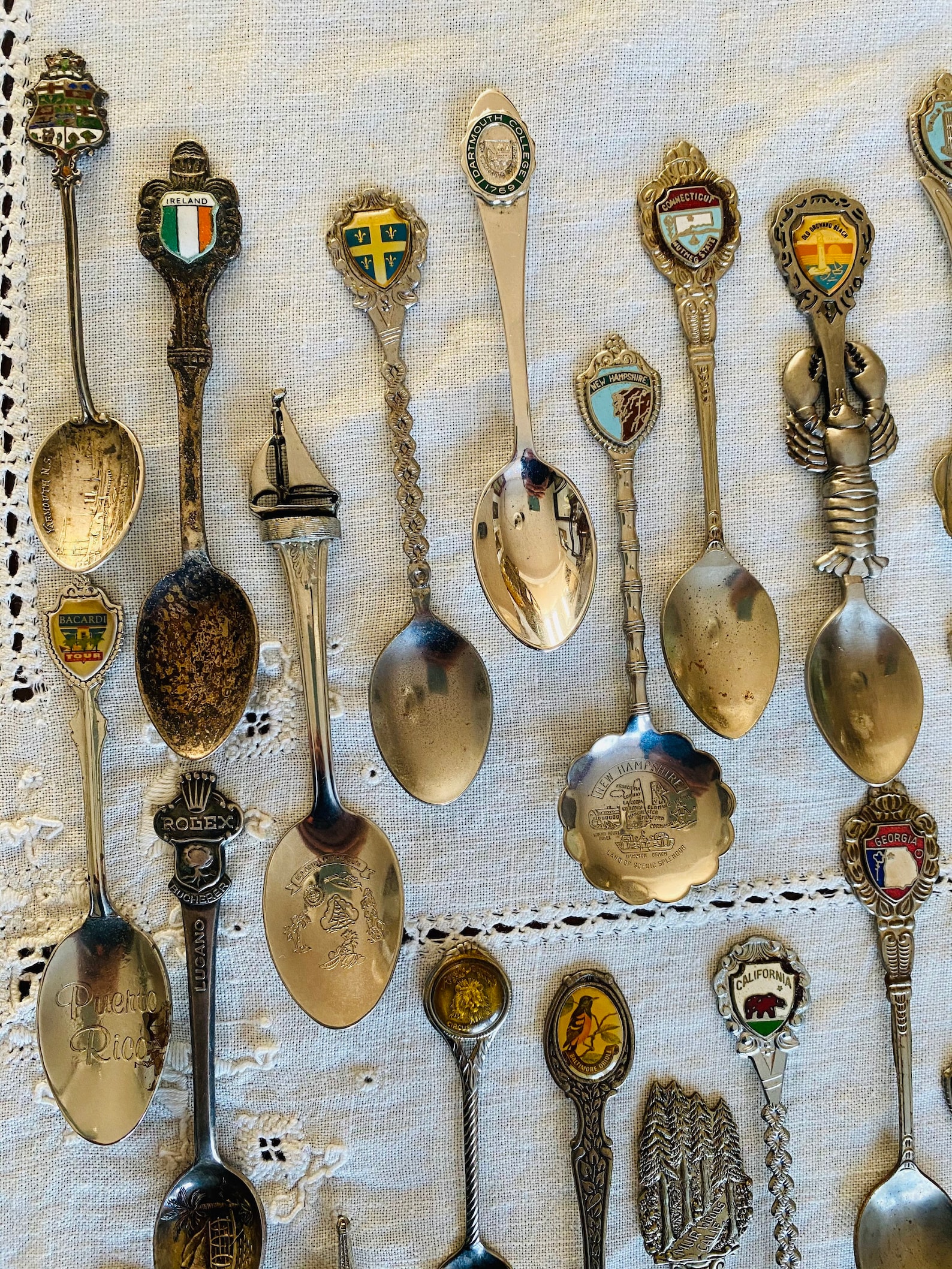 Vintage Souvenir Spoons Collectible Some Rare NYC Trade - Etsy
