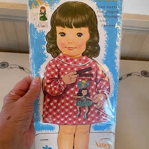 Storybook Dolly, Nancy, Paper Doll, 1970 Toy, Lowe Company, Ephemera ...