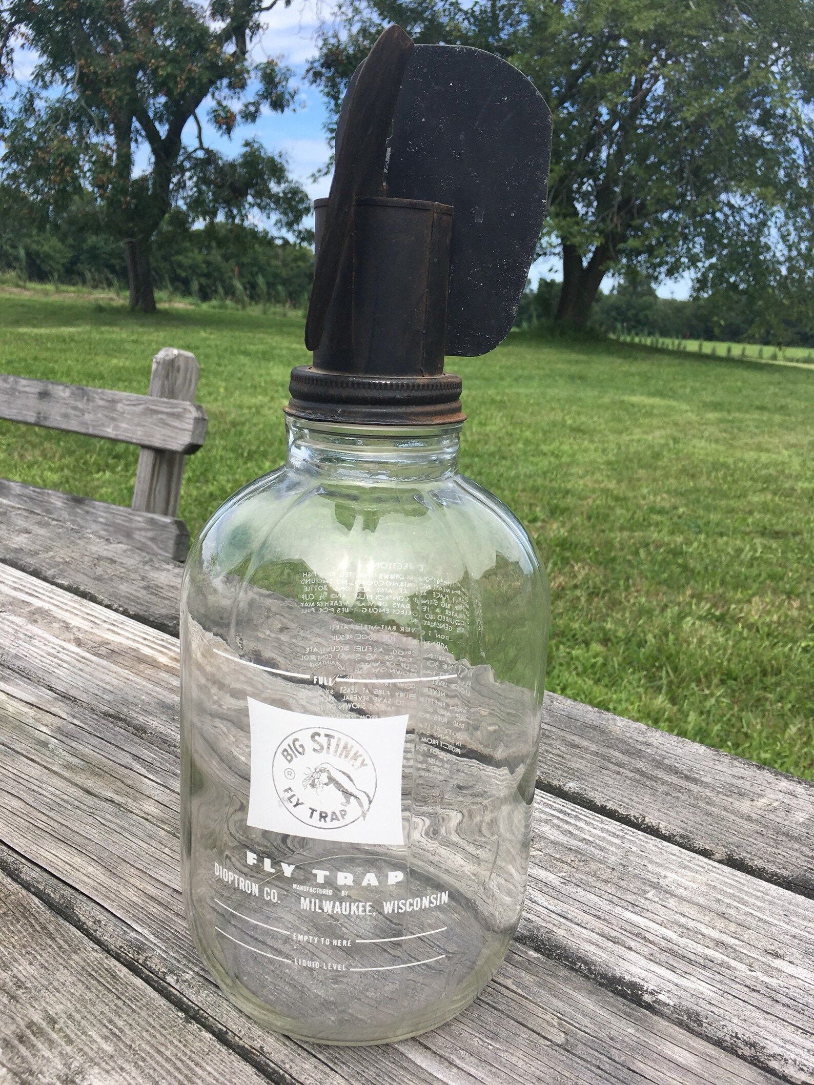 Vintage Farm Decor Big Stinky Fly Trap 1950s - Etsy