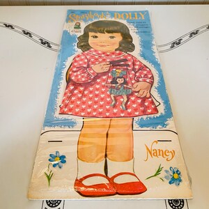 Storybook Dolly, Nancy, Paper Doll, 1970 Toy, Lowe Company, Ephemera ...