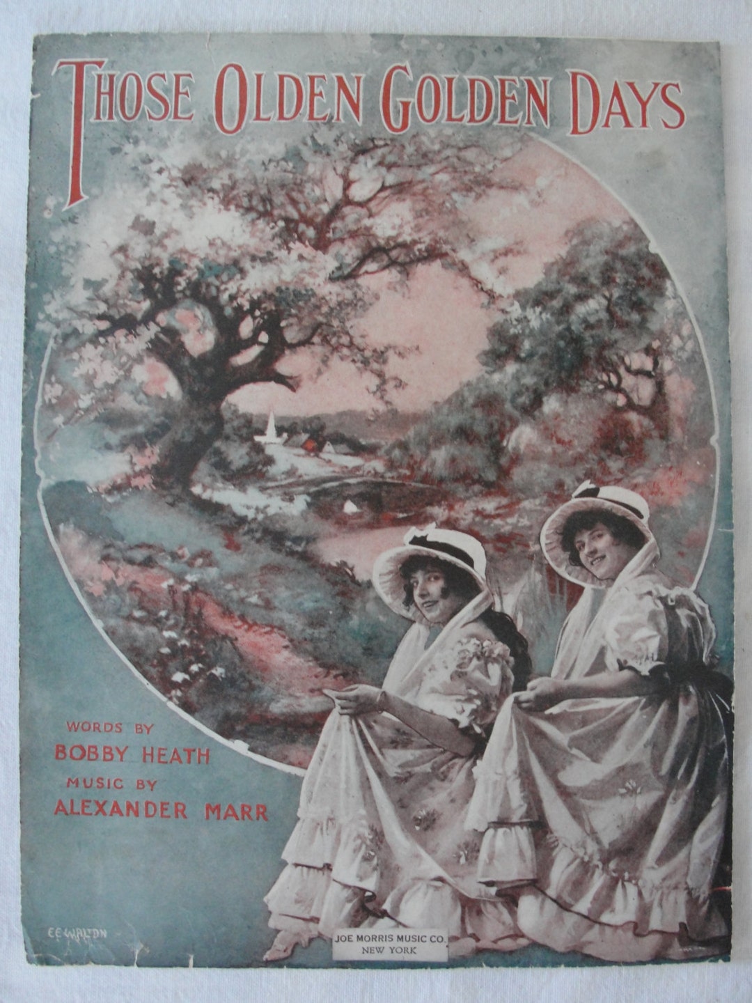 Original - Rare - 1919 Sheet Music Those Olden Golden Days - Etsy