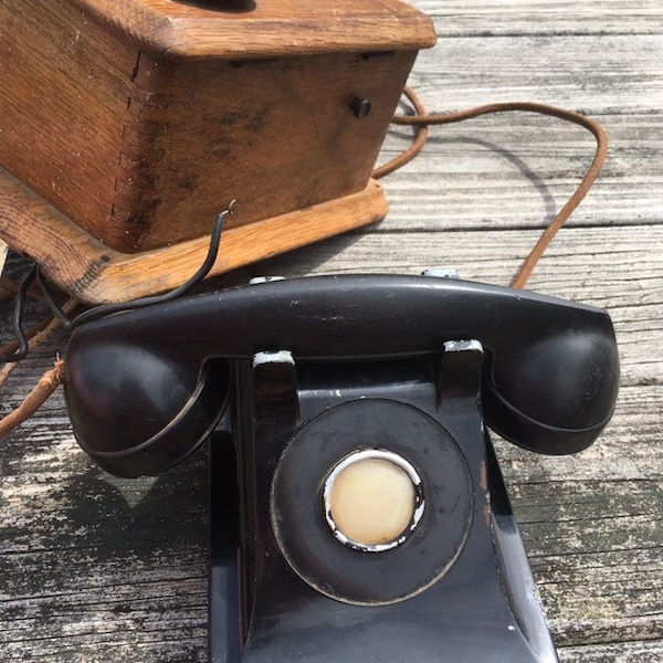 Antique Crank Phone - Etsy Antique Crank Phone - Etsy