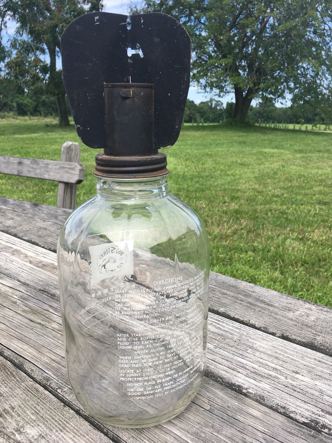 Vintage Farm Decor Big Stinky Fly Trap 1950s | Etsy