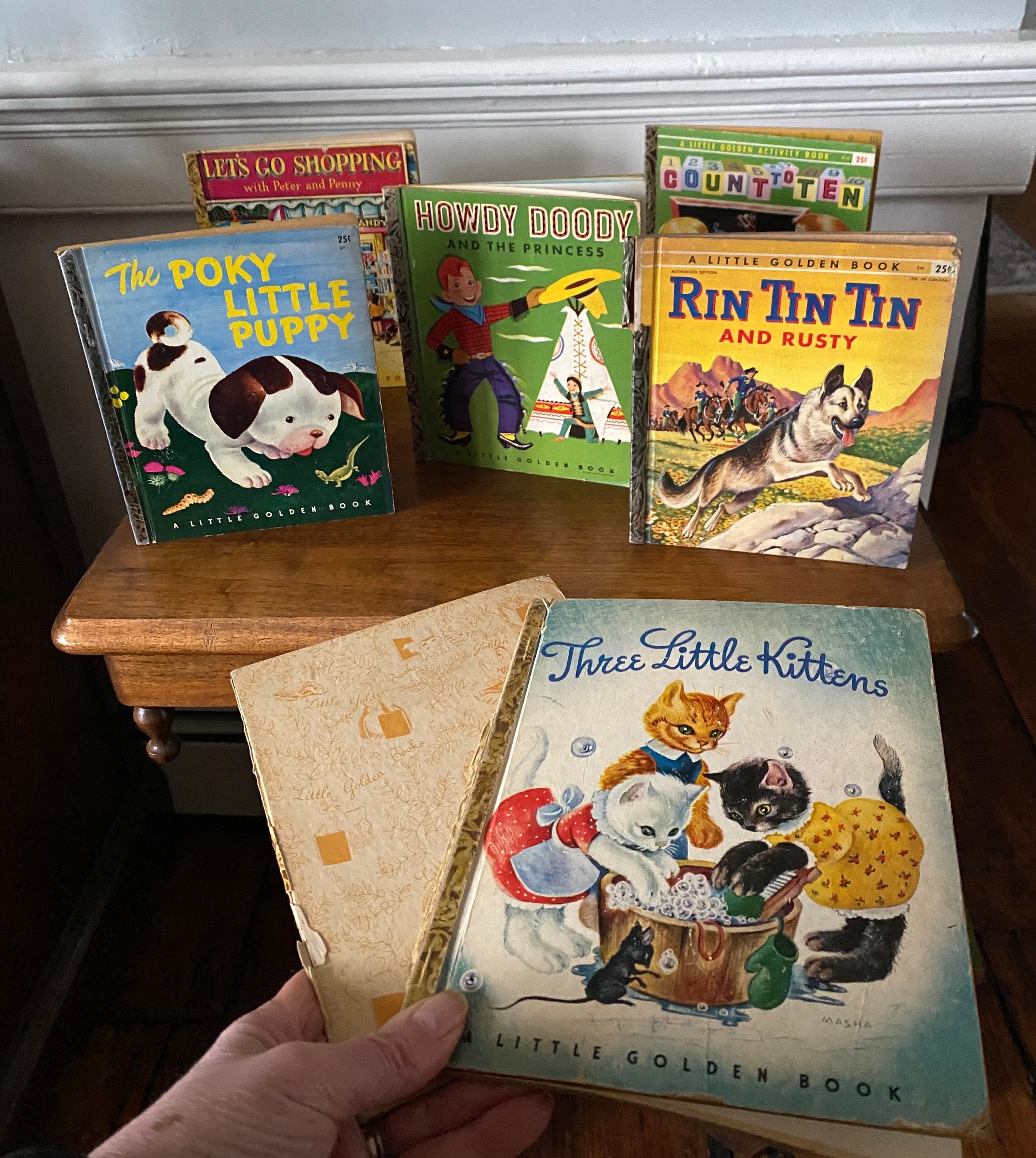 Vintage Little Golden Books Set: 1940s-50s Collectible Children's Books ...