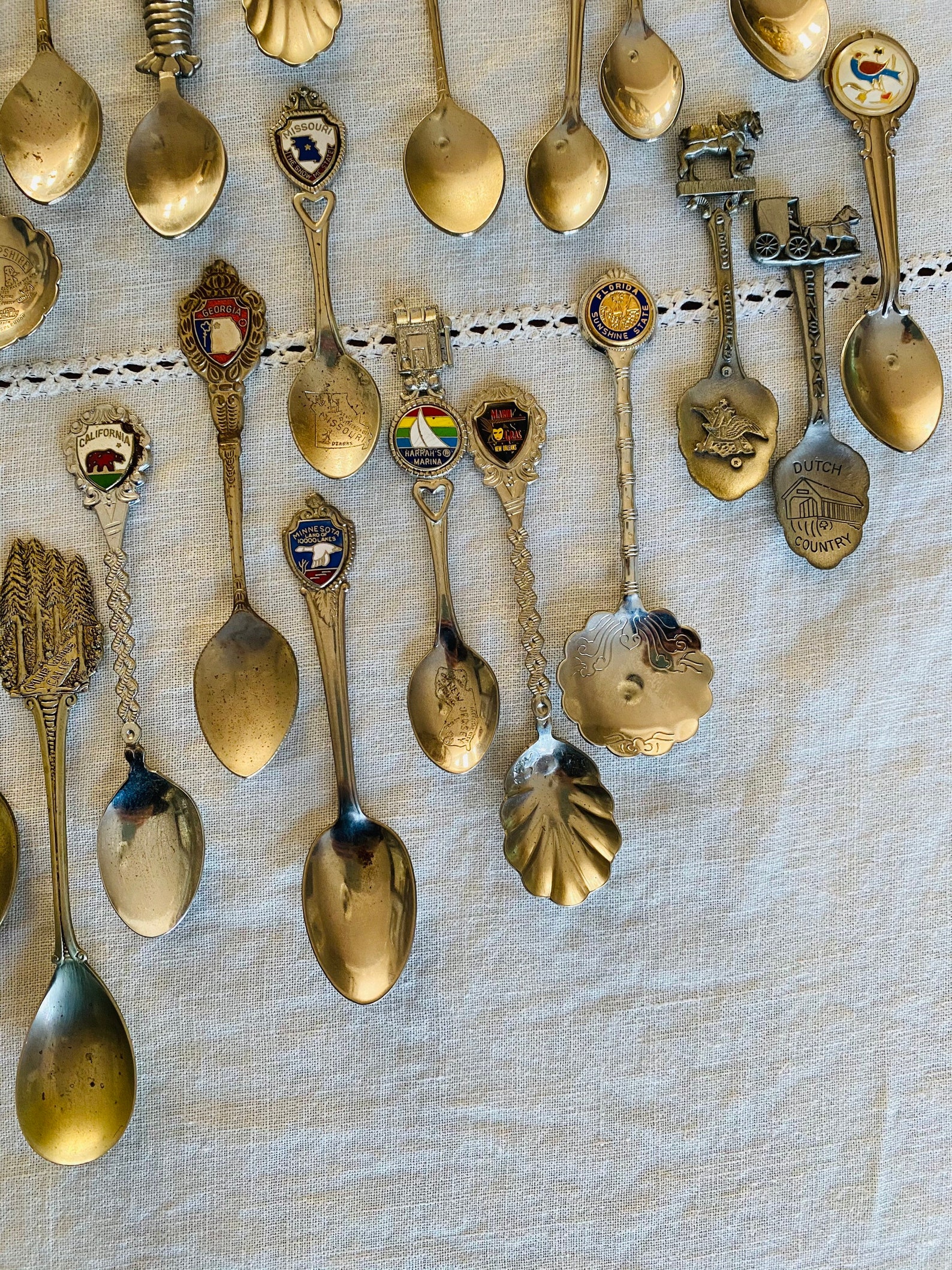 Vintage Souvenir Spoons Collectible Some Rare NYC Trade - Etsy