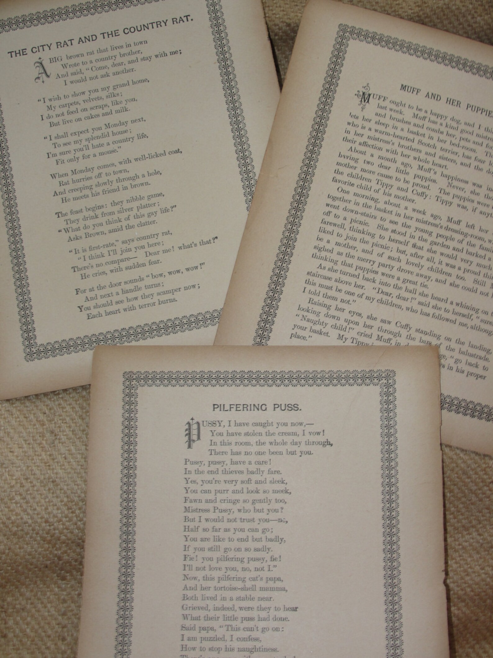 Original Antique Prints From Child's Story Book - Etsy