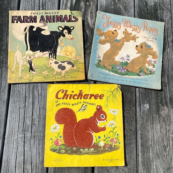 Fuzzy Books - Etsy