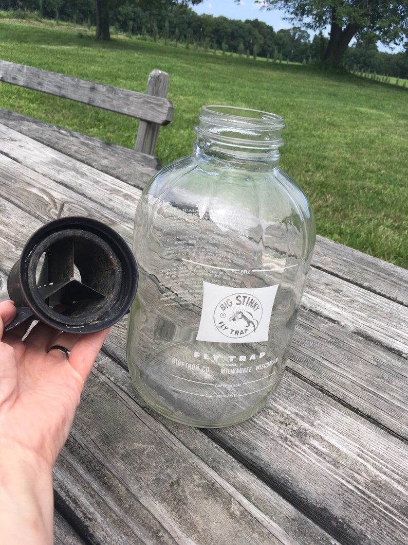 Vintage Farm Decor Big Stinky Fly Trap 1950s - Etsy