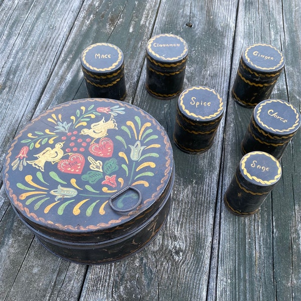 Vintage Spice Tins - Etsy