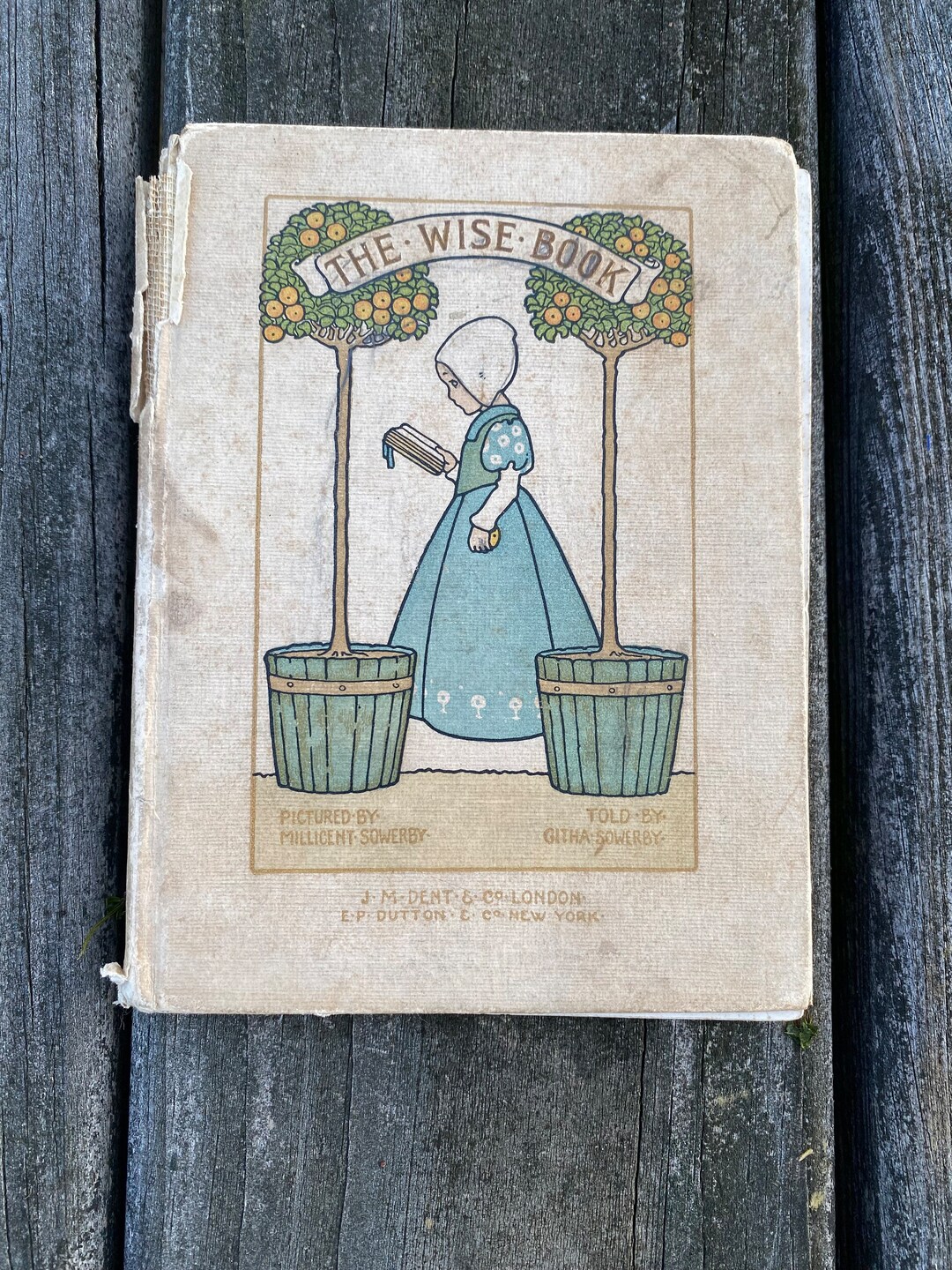 Antique Illustrated Book, the Wise Book, Githa & Millicent Sowerby ...