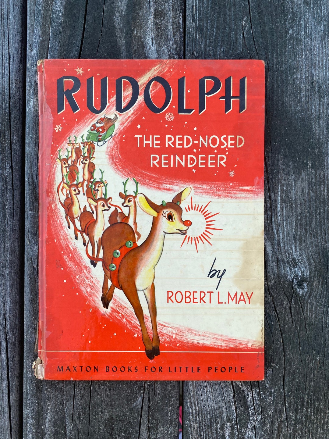 First Edition Rudolph the Red Nosed Reindeer Hardcover 1939 - Etsy