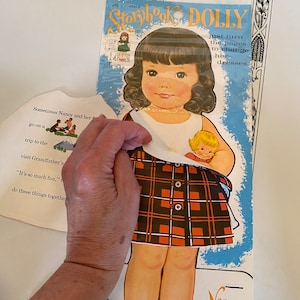Storybook Dolly, Nancy, Paper Doll, 1970 Toy, Lowe Company, Ephemera ...
