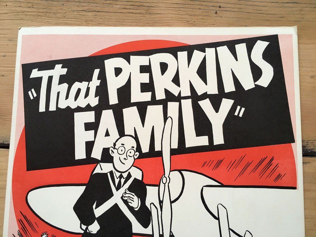 Vintage Poster that Perkins Family 3 Act Comedy - Etsy