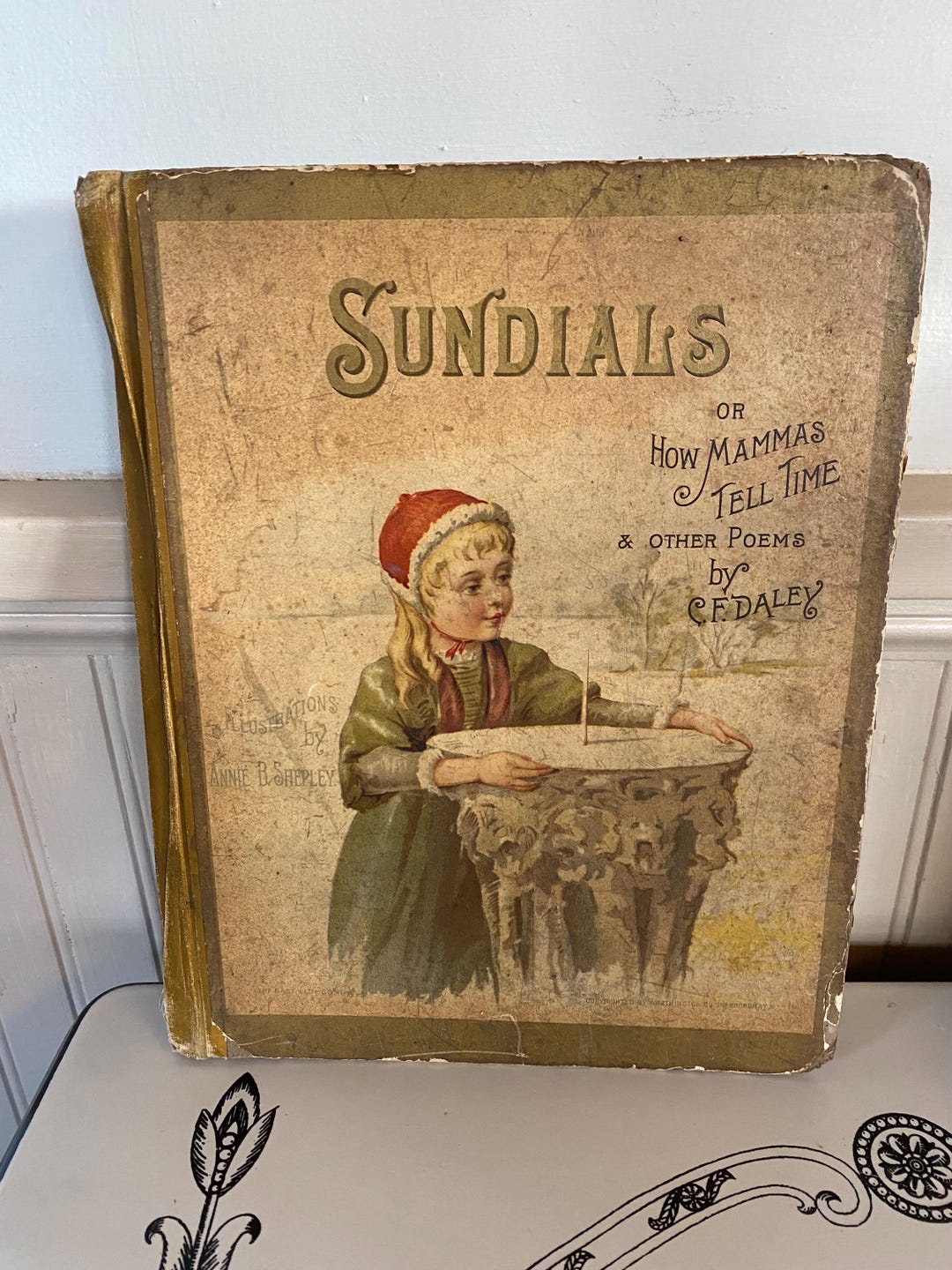 Antique Illustrated Children's Poem Book: Sundials, 1800s - Etsy