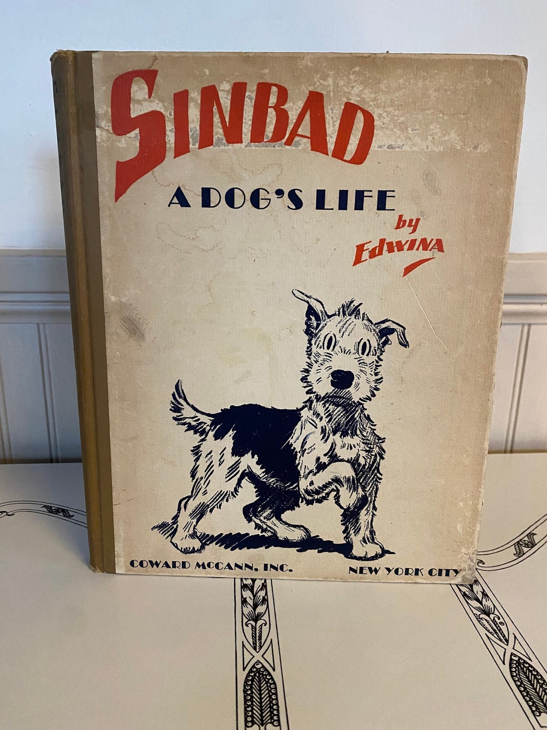 First Edition Sinbad A Dog’s Life by Edwina, 1930, Hardcover, Cartoon ...
