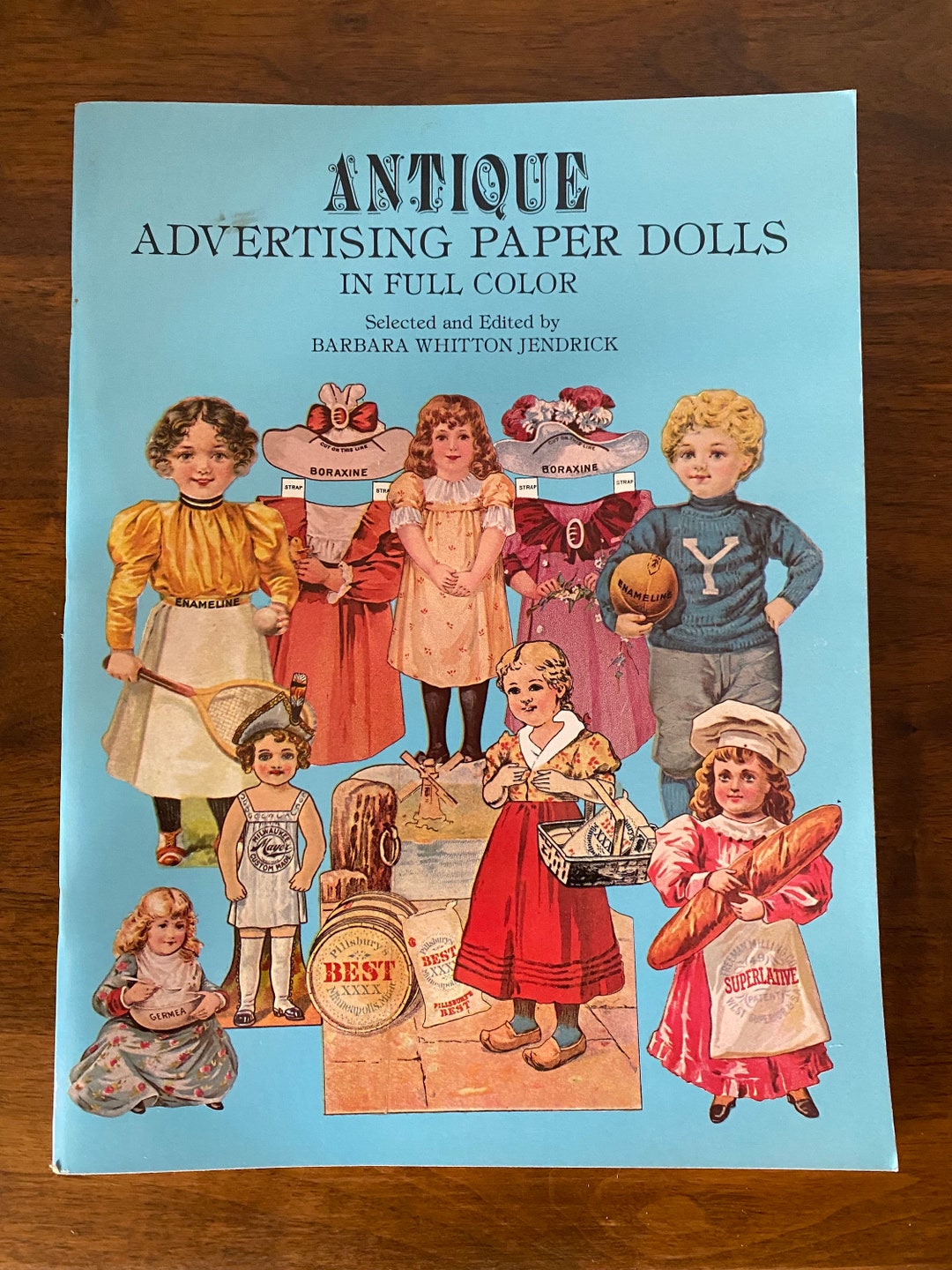 Paper Doll Book, Antique Advertising Paper Dolls, Copyright 1981 ...