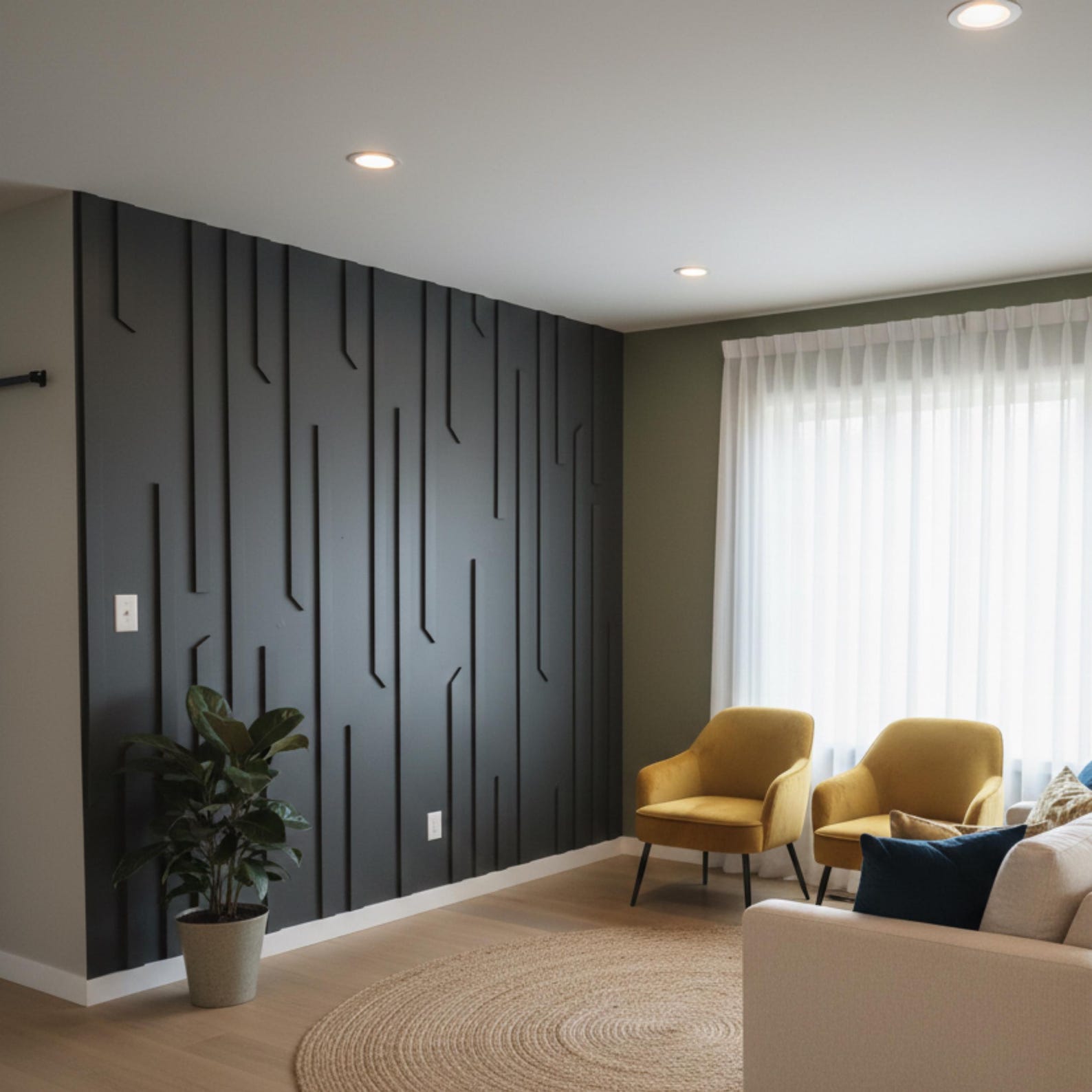 Custom Wall Molding Design Plan | DIY Wainscoting Layout (digital ...