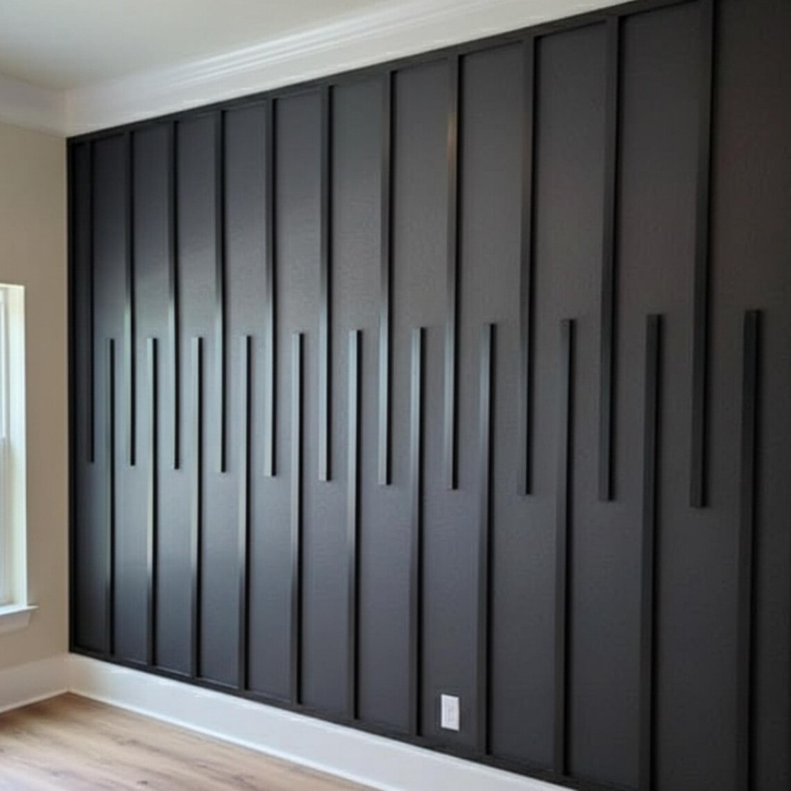 Custom Wall Molding Design Plan | DIY Wainscoting Layout (digital ...
