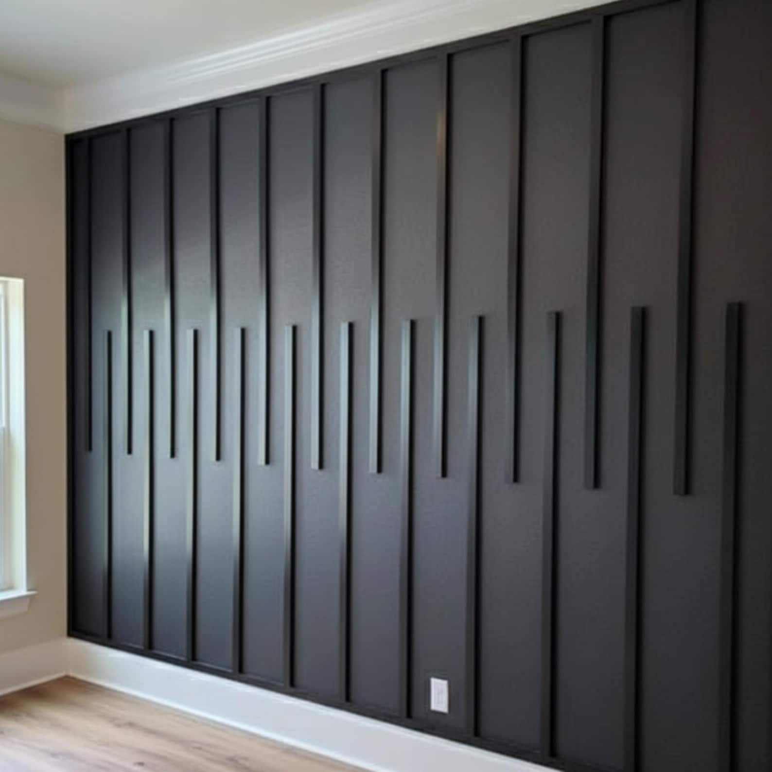 Custom Wall Molding Design Plan | DIY Wainscoting Layout (digital ...