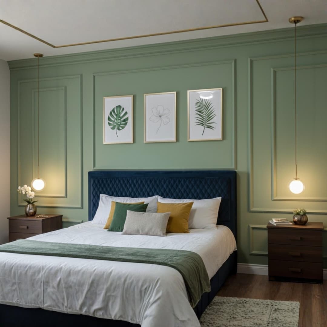 Custom Wall Molding Design Plan | DIY Wainscoting Layout (digital ...