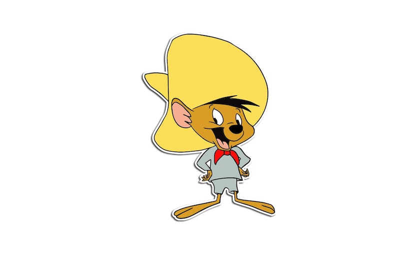 Speedy Gonzalez Smiling Logo Vinyl Decal / Sticker 10 Sizes!! Free ...
