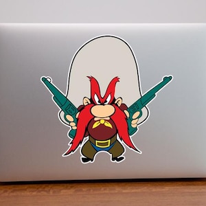Yosemite Sam Main Logo Vinyl Decal / Sticker 10 Sizes!! Free Shipping ...