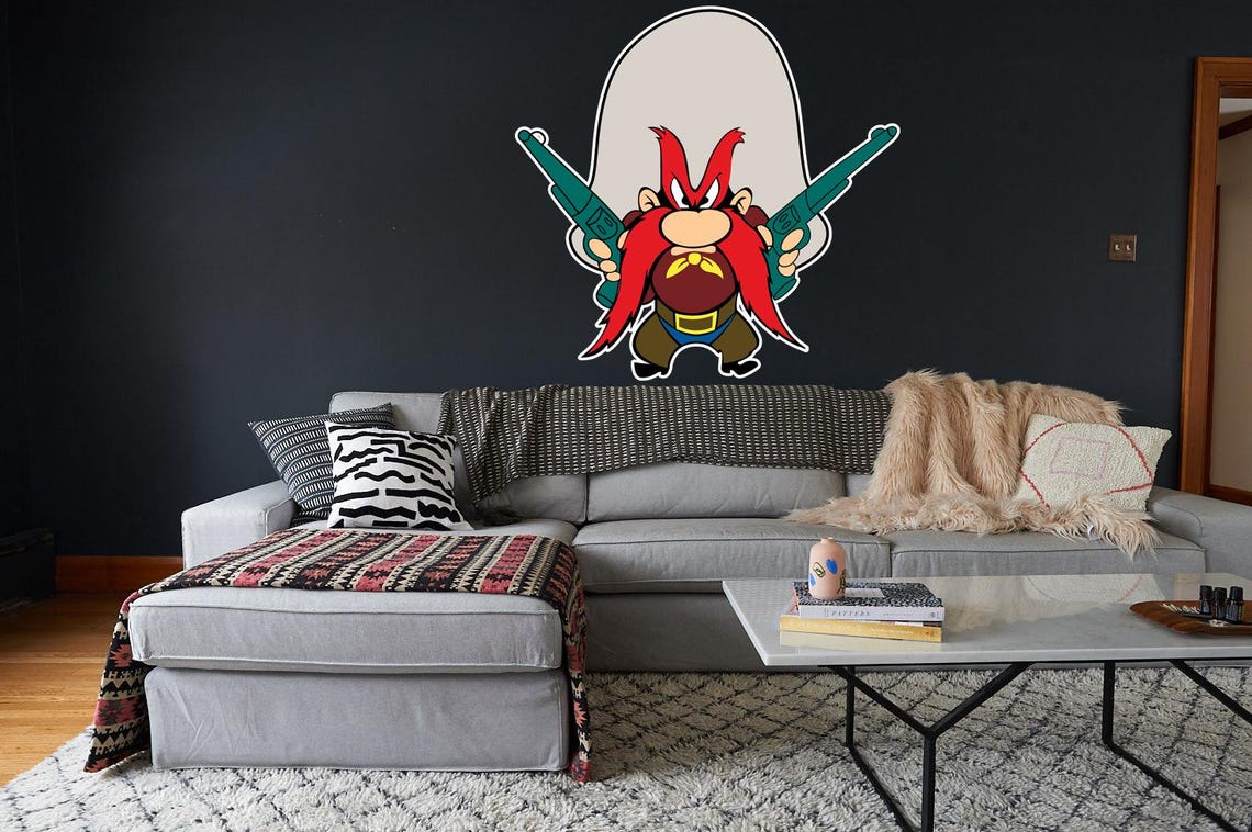 Yosemite Sam Main Logo Vinyl Decal / Sticker 10 Sizes!! Free Shipping ...