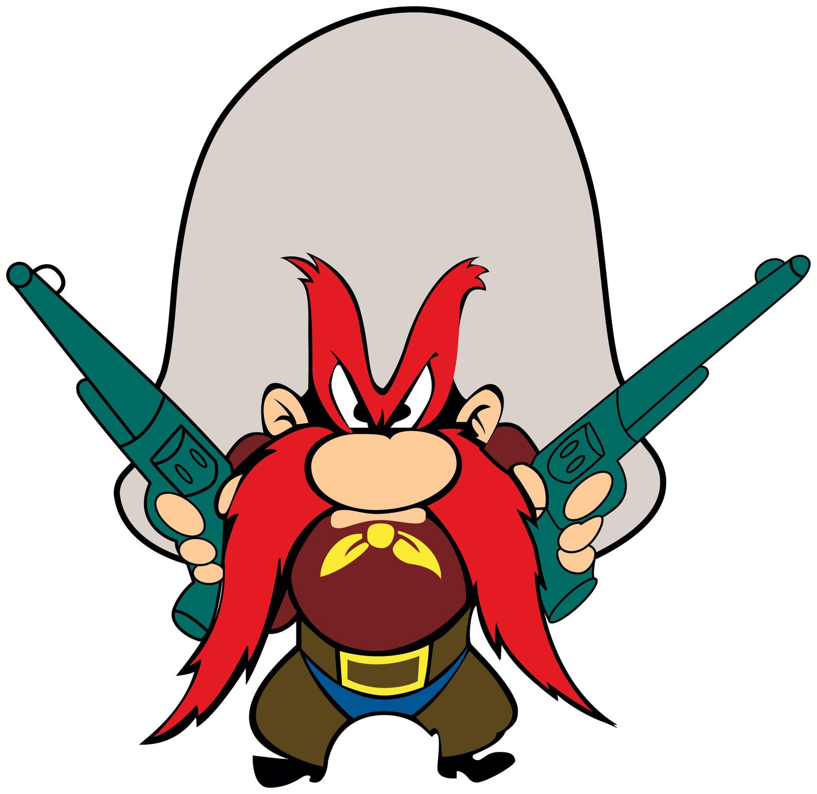Yosemite Sam Main Logo Vinyl Decal / Sticker 10 Sizes!! Free Shipping ...