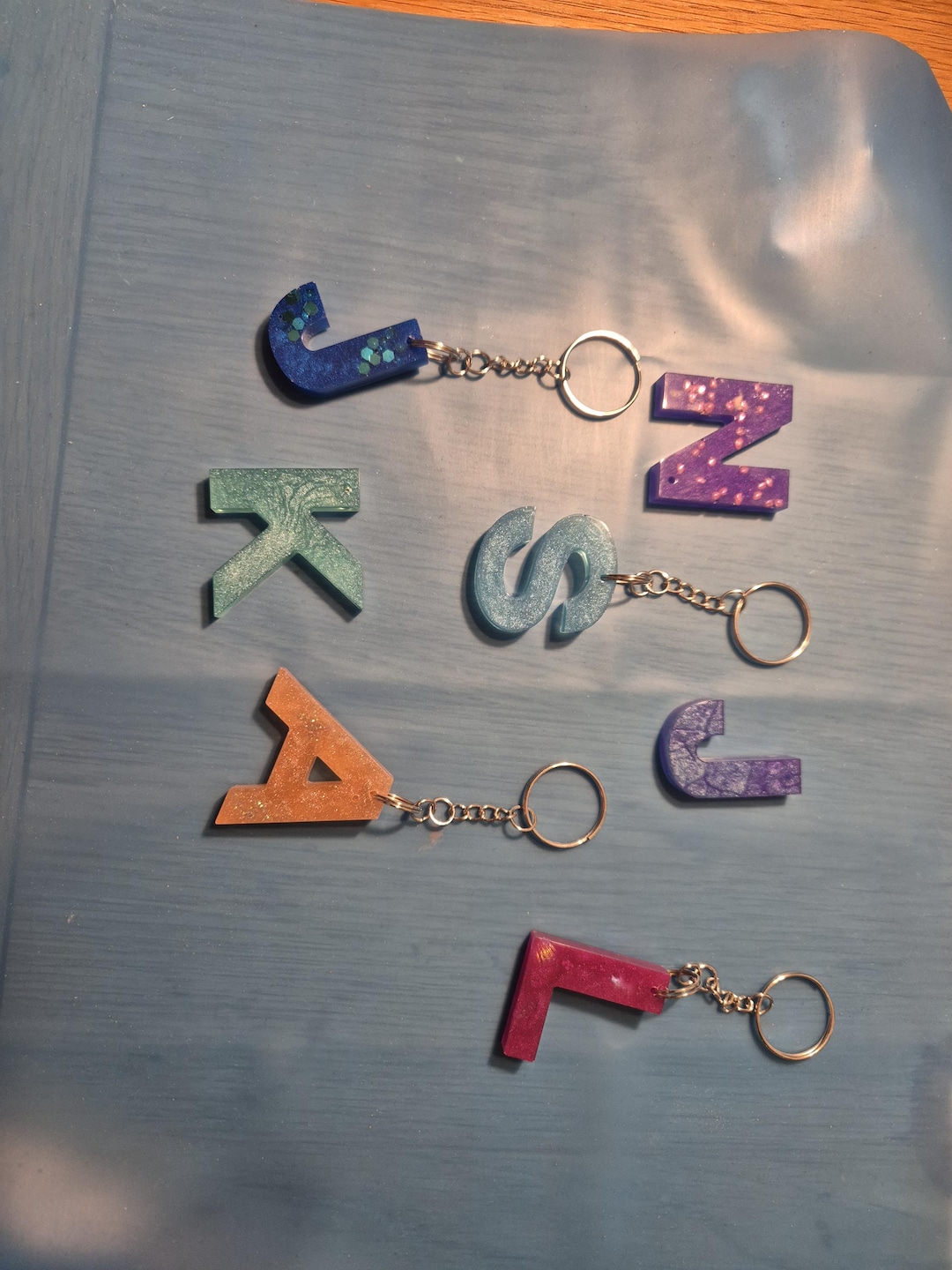 Alphabet Keyrings A-Z - Etsy