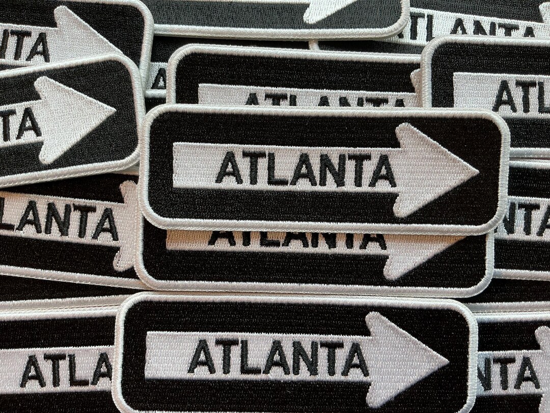 Atlanta Iron on Patch - Etsy