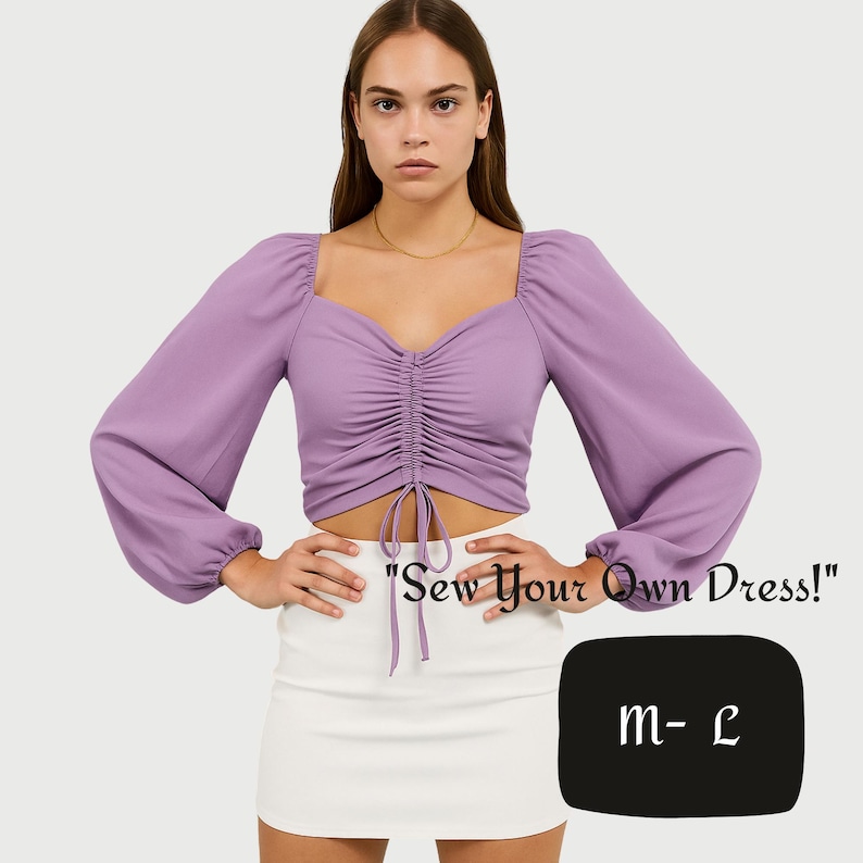 Ruffle Top Sewing Pattern | off Shoulder Peasant Blouse | Pattern ...