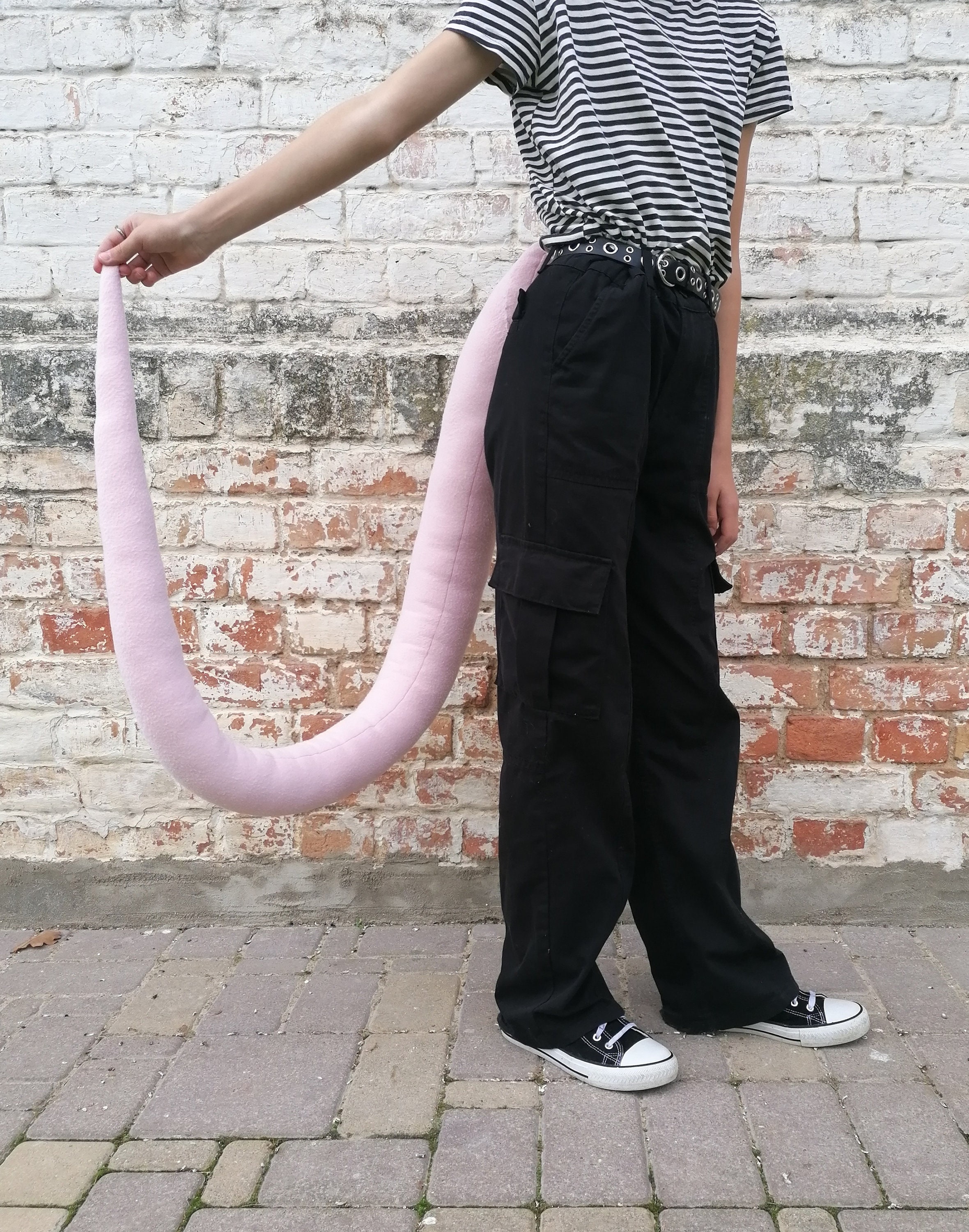 Therian Tail. Rat Tail. Fursuit Tail. Pink Rat Tail. Cosplay Tail ...