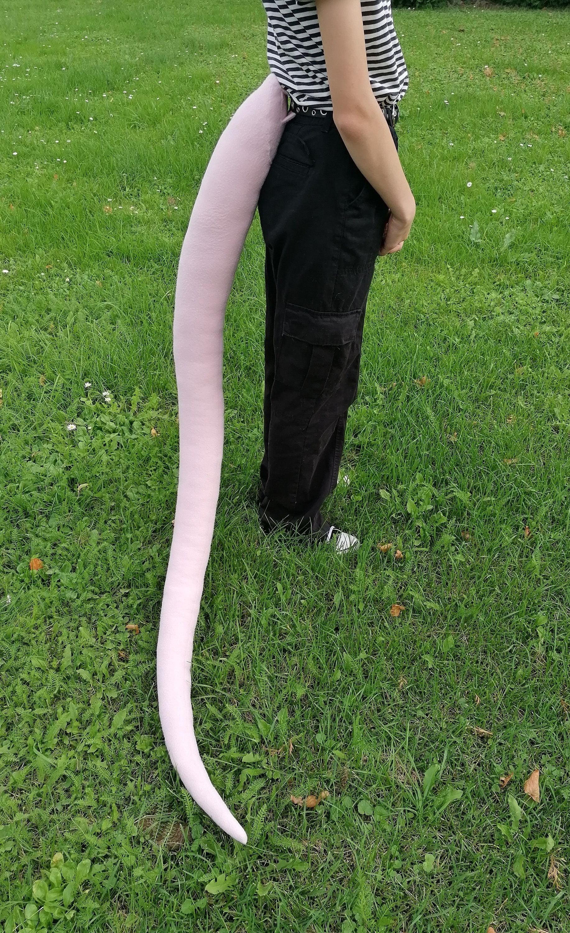 Therian Tail. Rat Tail. Fursuit Tail. Pink Rat Tail. Cosplay Tail ...