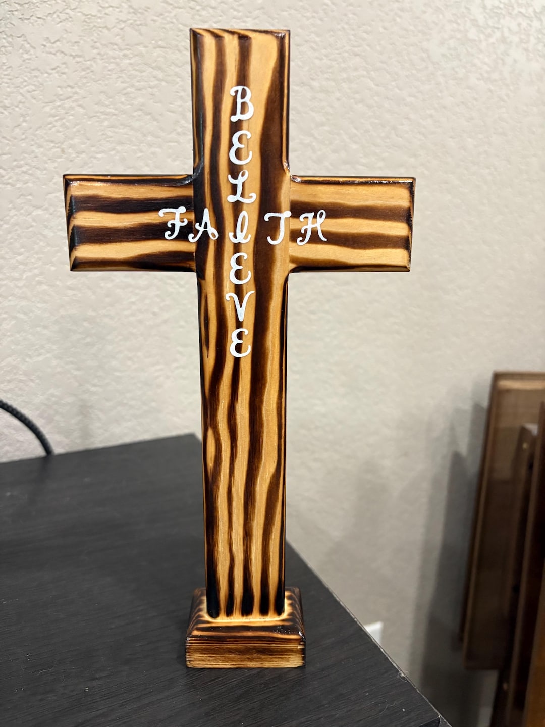 Wood Burned Cross - Etsy
