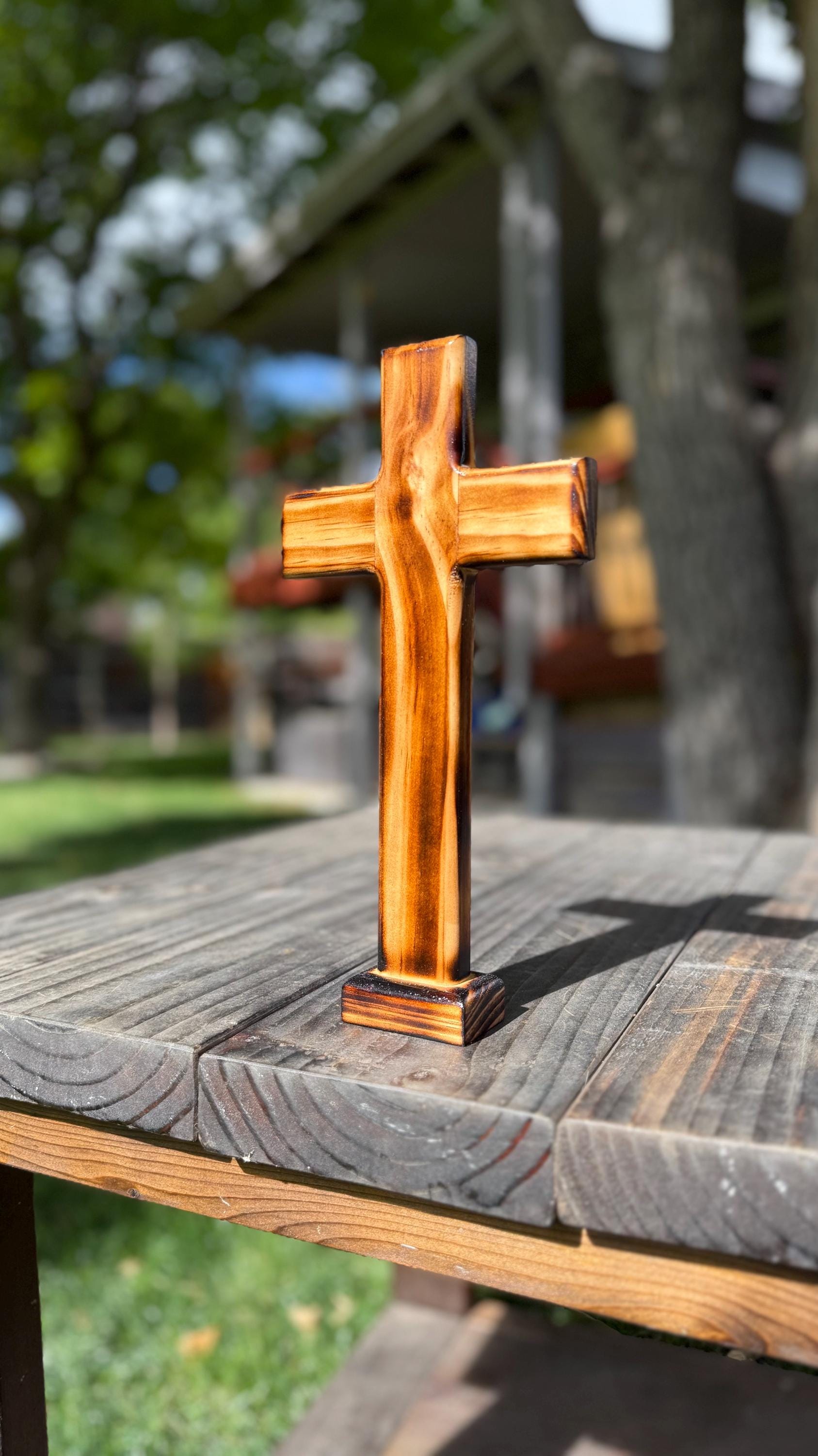 Wood Burned Cross - Etsy