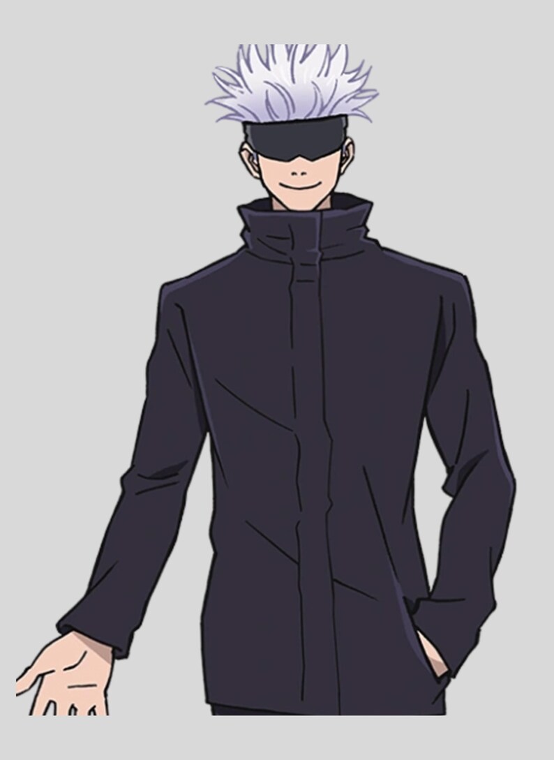Gojo Satoru Inspired Cosplay Costume | Jujutsu Kaisen Anime Outfit With ...