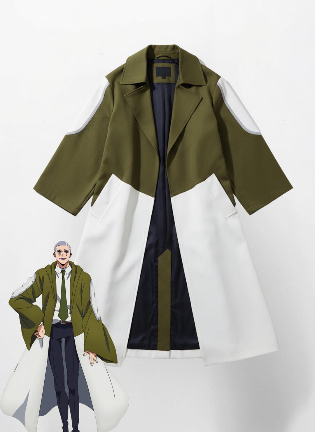 Margarette Macaron Inspired Cosplay Trench Coat - Mashle Anime Costume ...