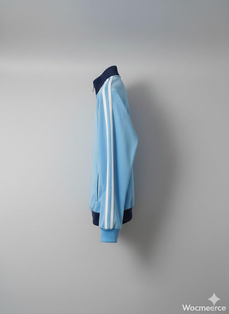 Solo Leveling Track Jacket: Sung Jin-woo Inspired, Blue Two-stripe ...
