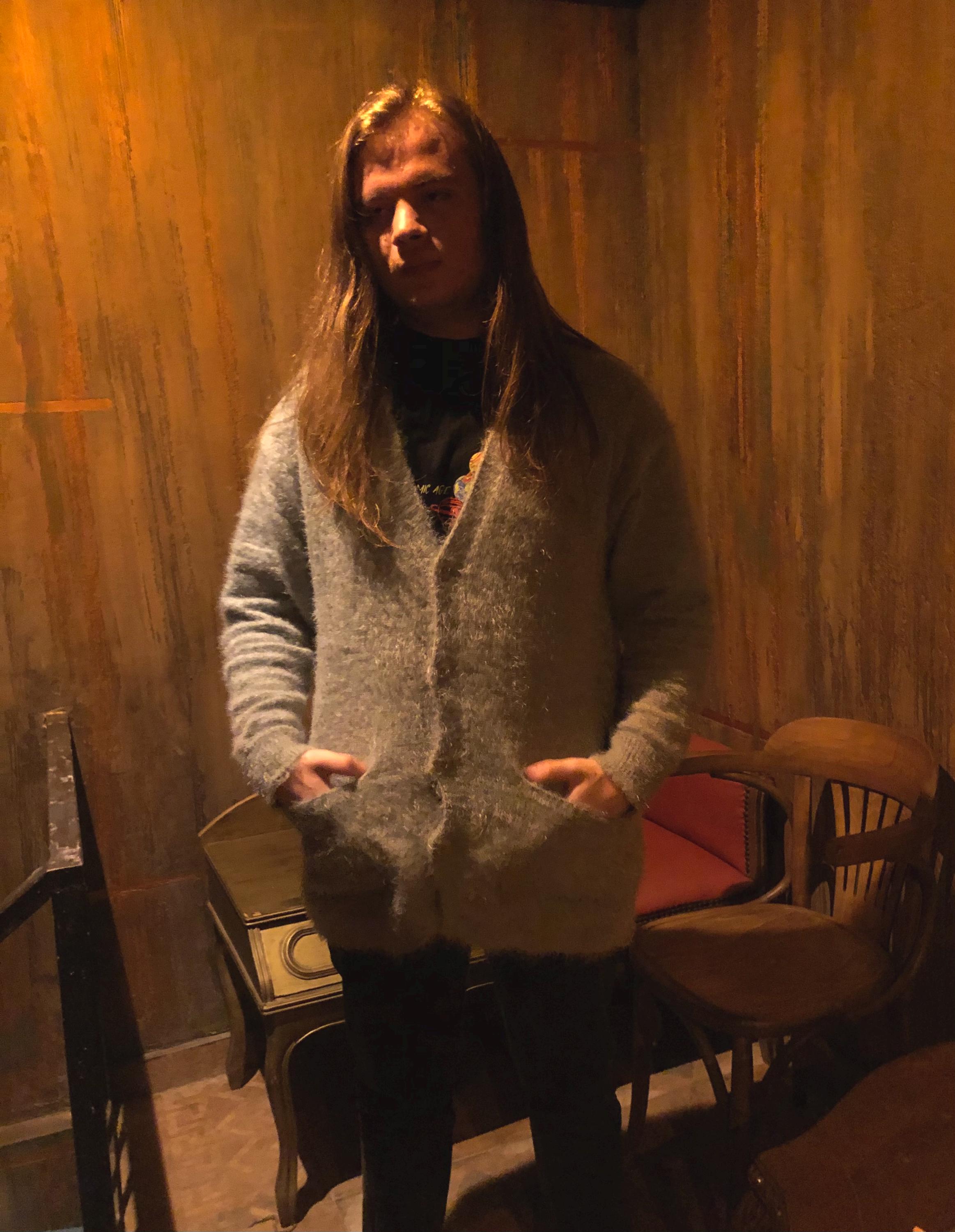 Kurt Cobain MTV Cardigan | Grunge Green Knit Clothing | Cozy Loungewear ...
