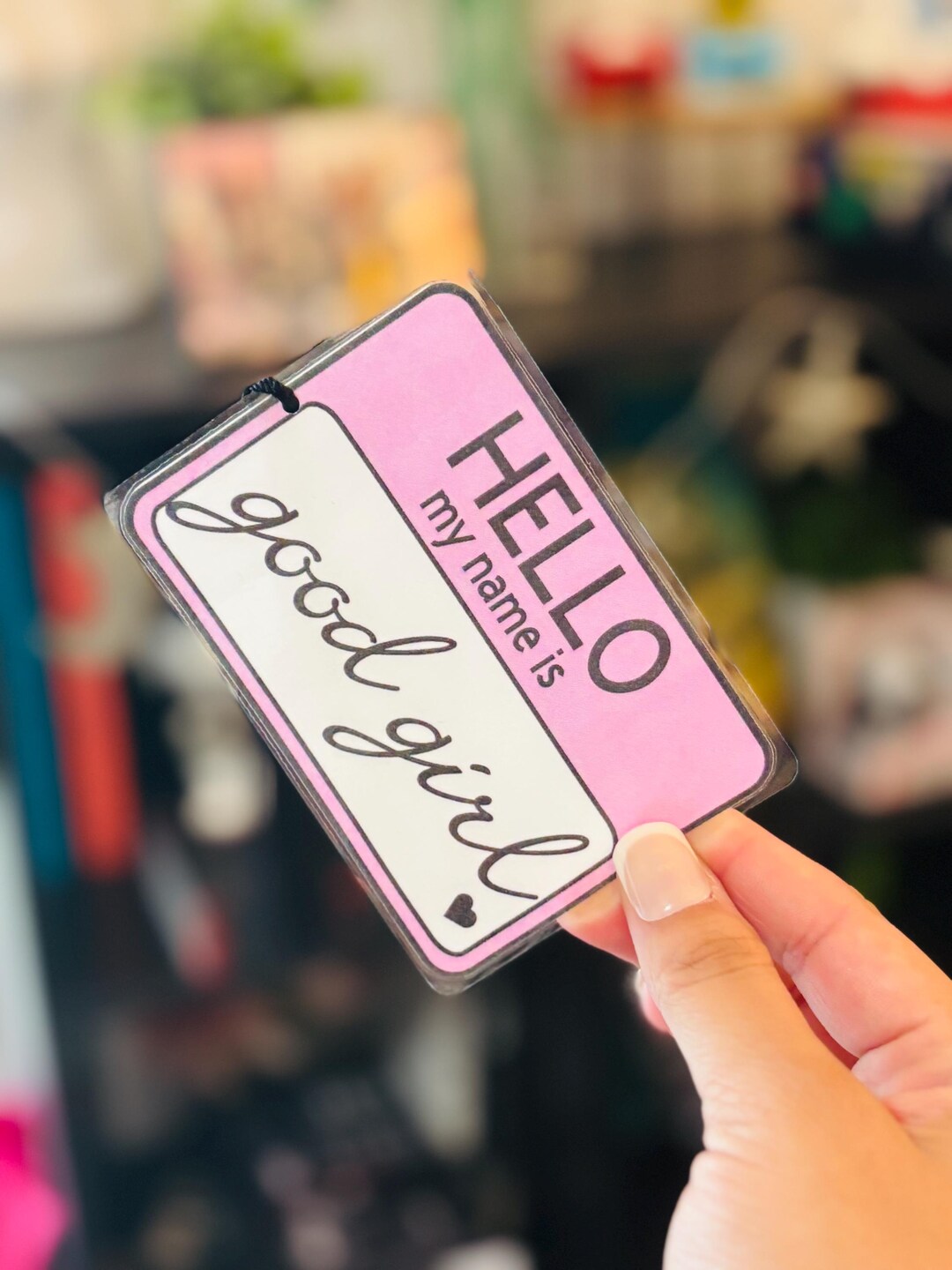 Good Girl Name Tag Bookmark - Etsy