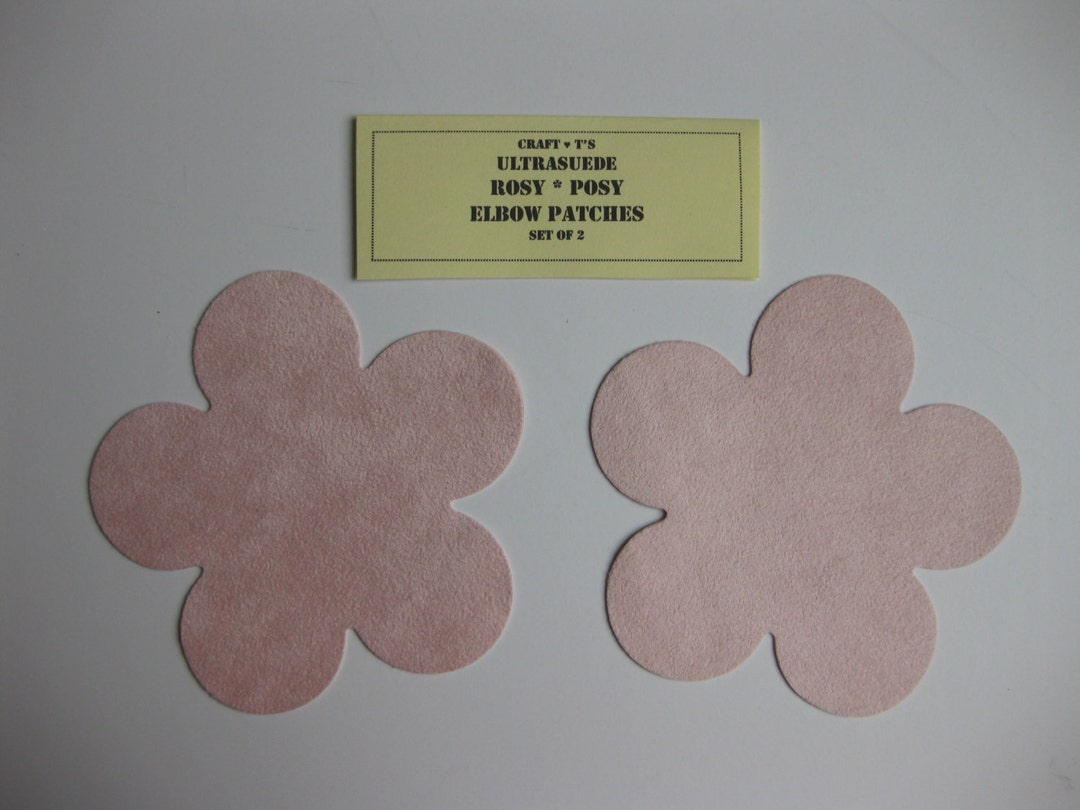 Elbow Patches - Rosy*posy Light Pink Ultrasuede - Set of 2 - Etsy