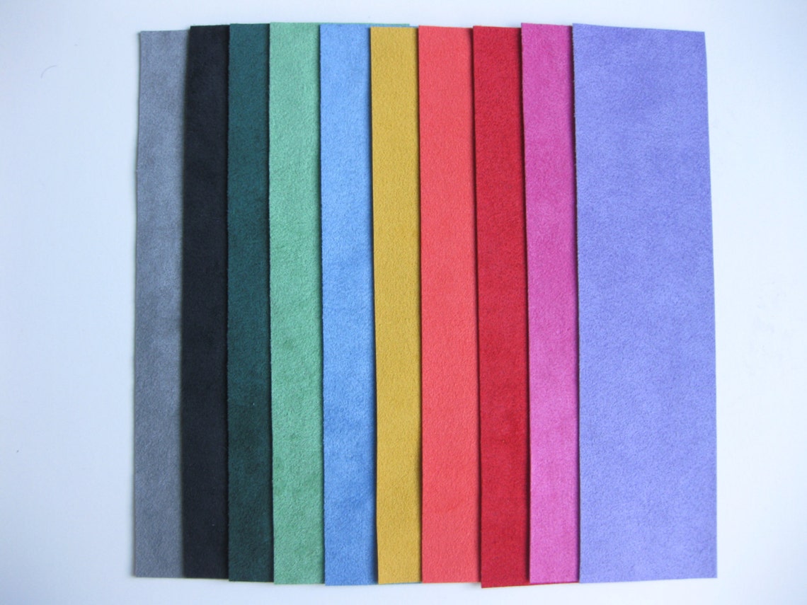 Ultrasuede Soft Strips 2x8 Inch Pretty Pastel Colors - Etsy