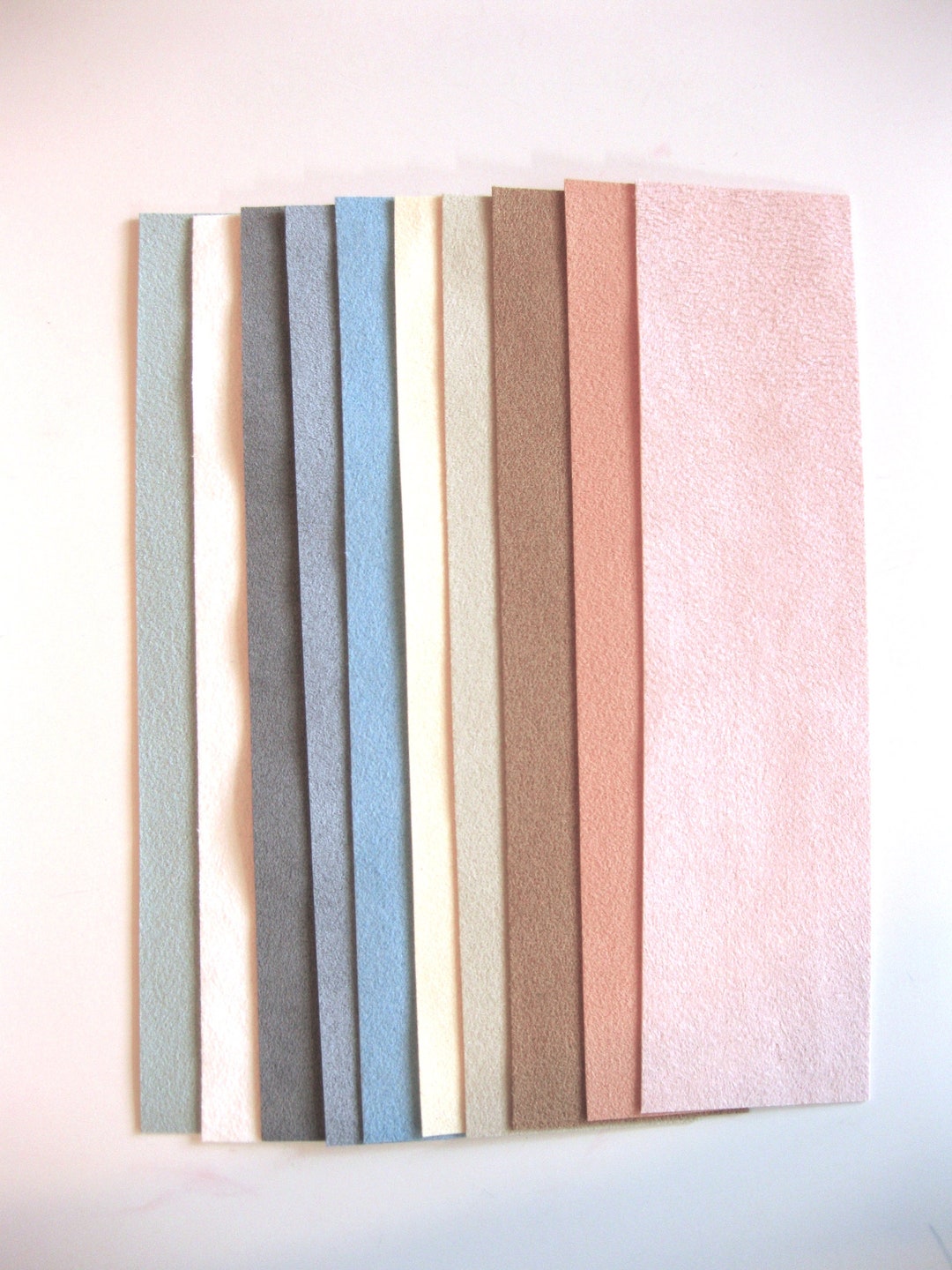 Ultrasuede Soft Strips 2x8 Inch Pretty Pastel Colors - Etsy