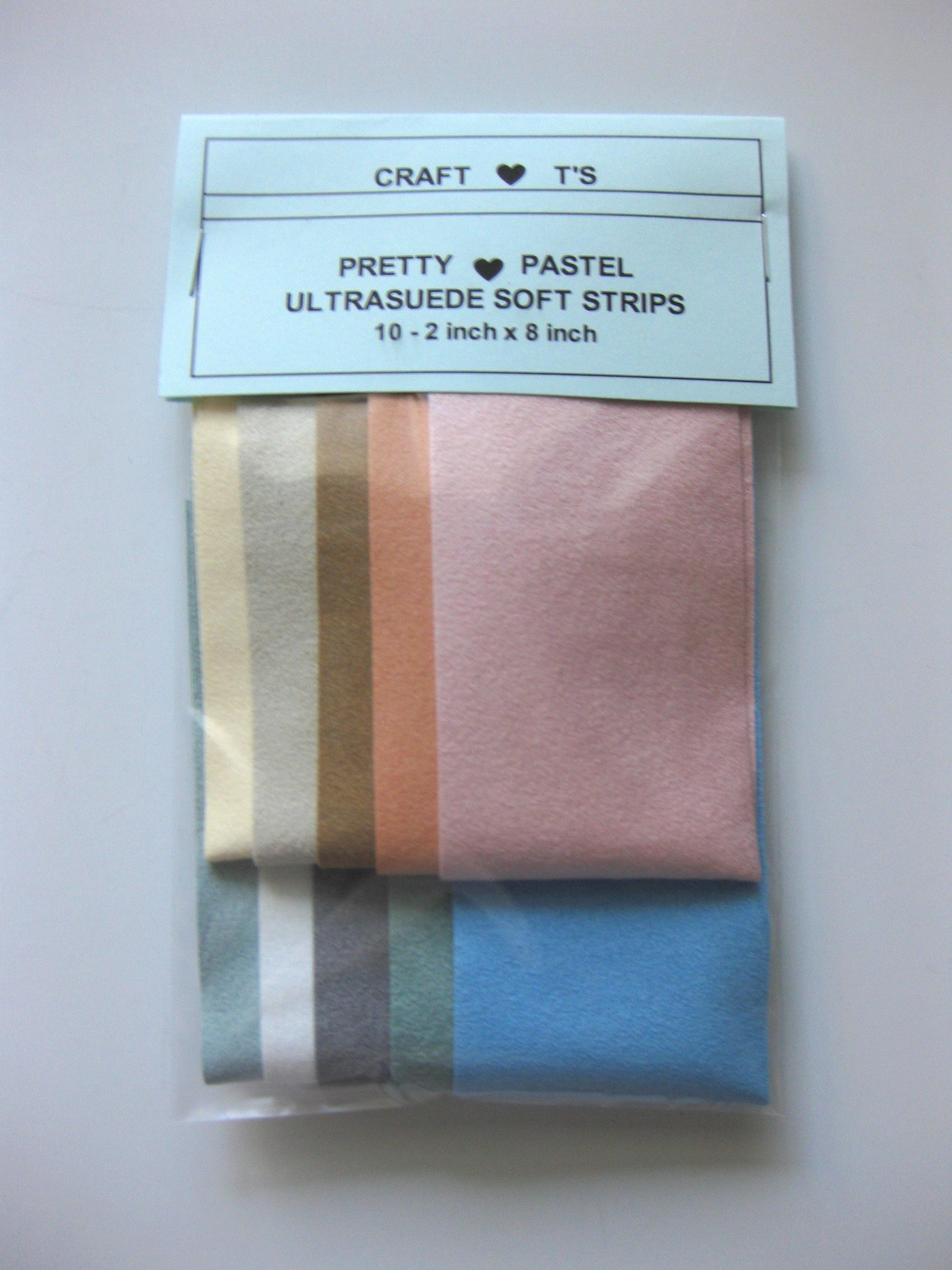 Ultrasuede Soft Strips 2x8 Inch Pretty Pastel Colors - Etsy