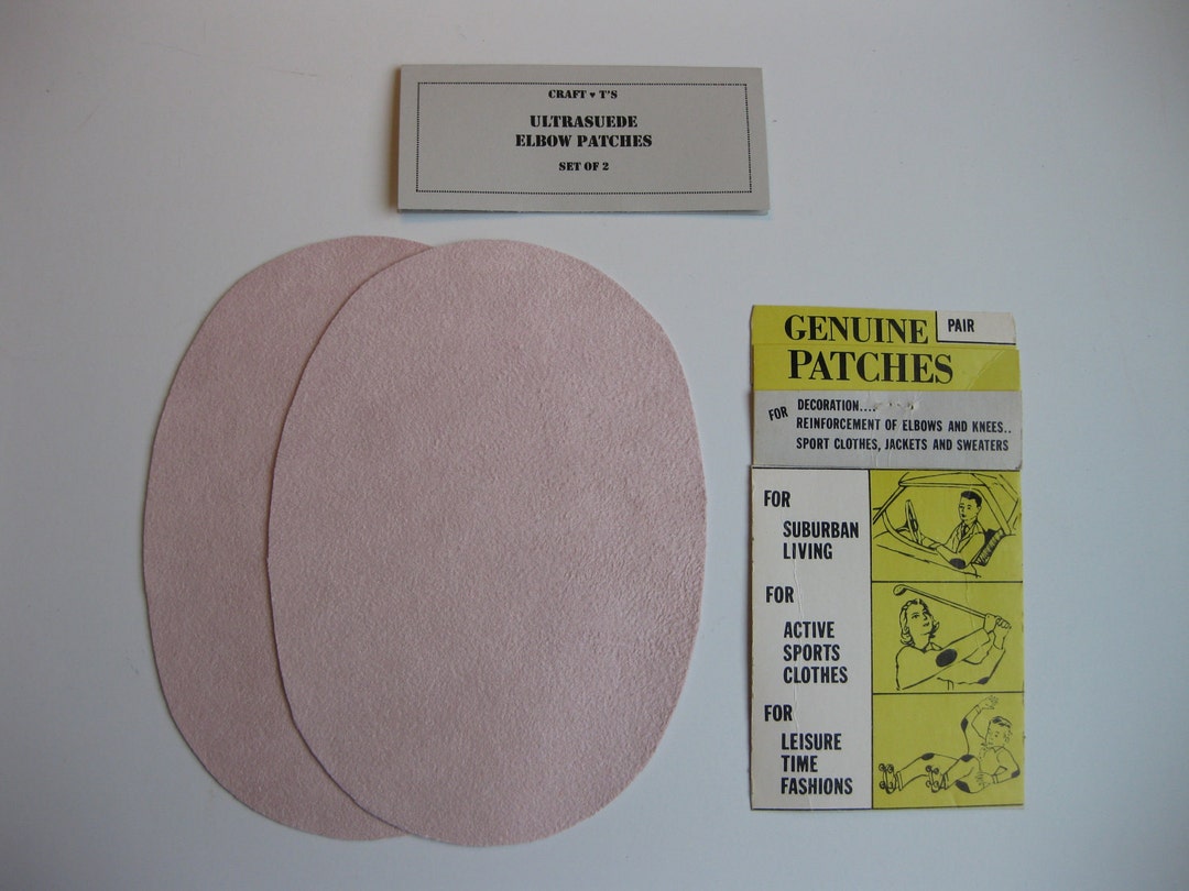Elbow Patches - Pink Ultrasuede - Set of 2 - Etsy