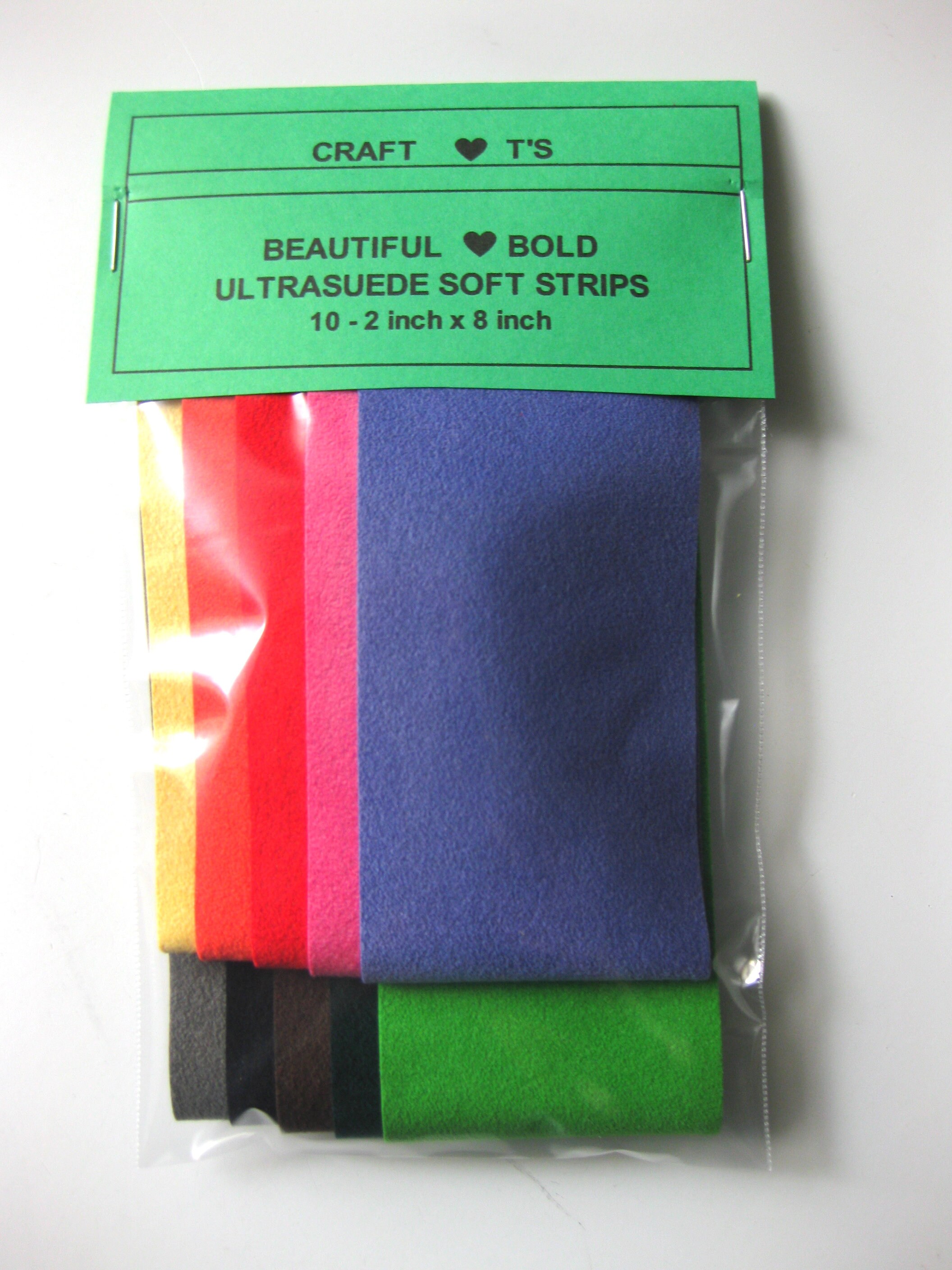 Ultrasuede Soft Strips 2x8 Inch Beautiful Bold Colors - Etsy