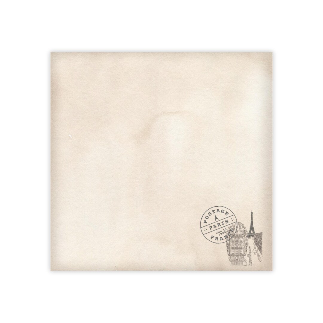 Sticky Post-it Note Pads With Vintage Paris Postage Stamp Design - Etsy