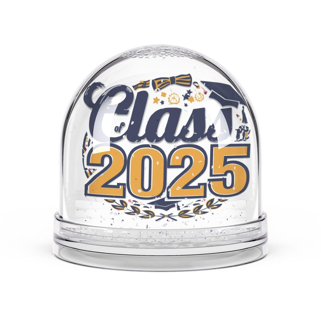Graduation Snow Globe 2025: Personalized Keepsake Decor - Etsy